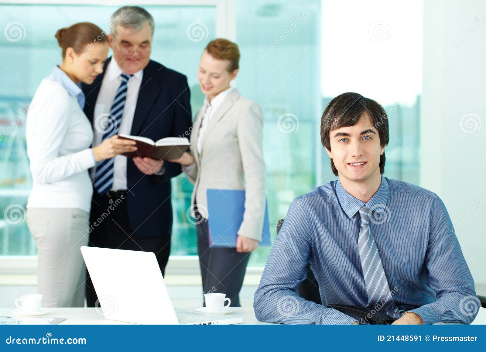 Male leader stock image. Image of leader, foreground - 21448591