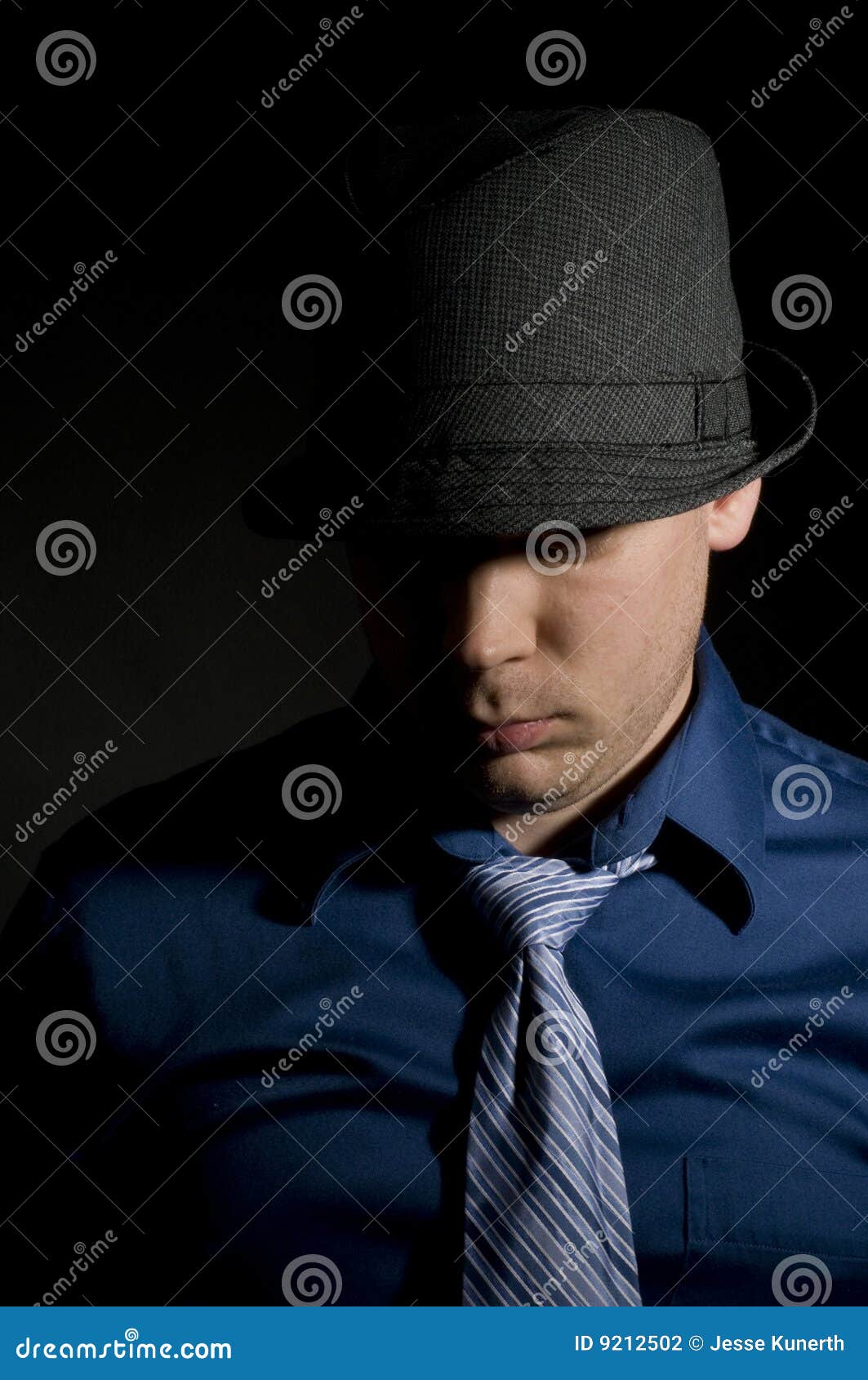 Male Looking Down stock photo. Image of light, adult, looking - 9212502