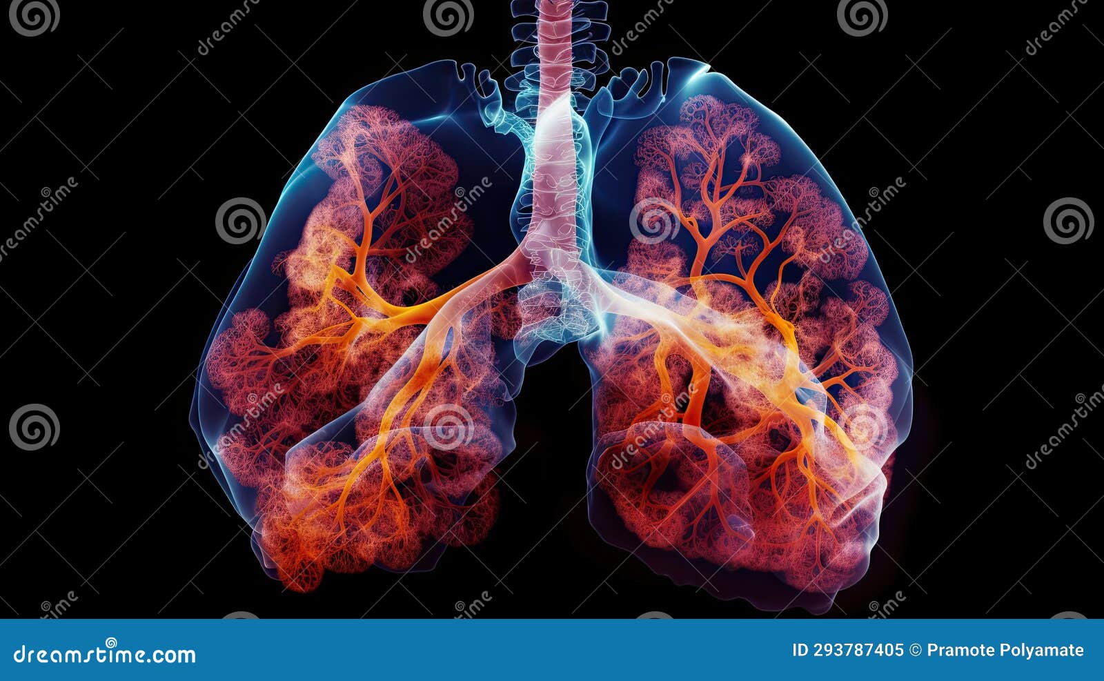 A Male Lung Cancer Biopsy Respiratory System in X-ray Stock ...