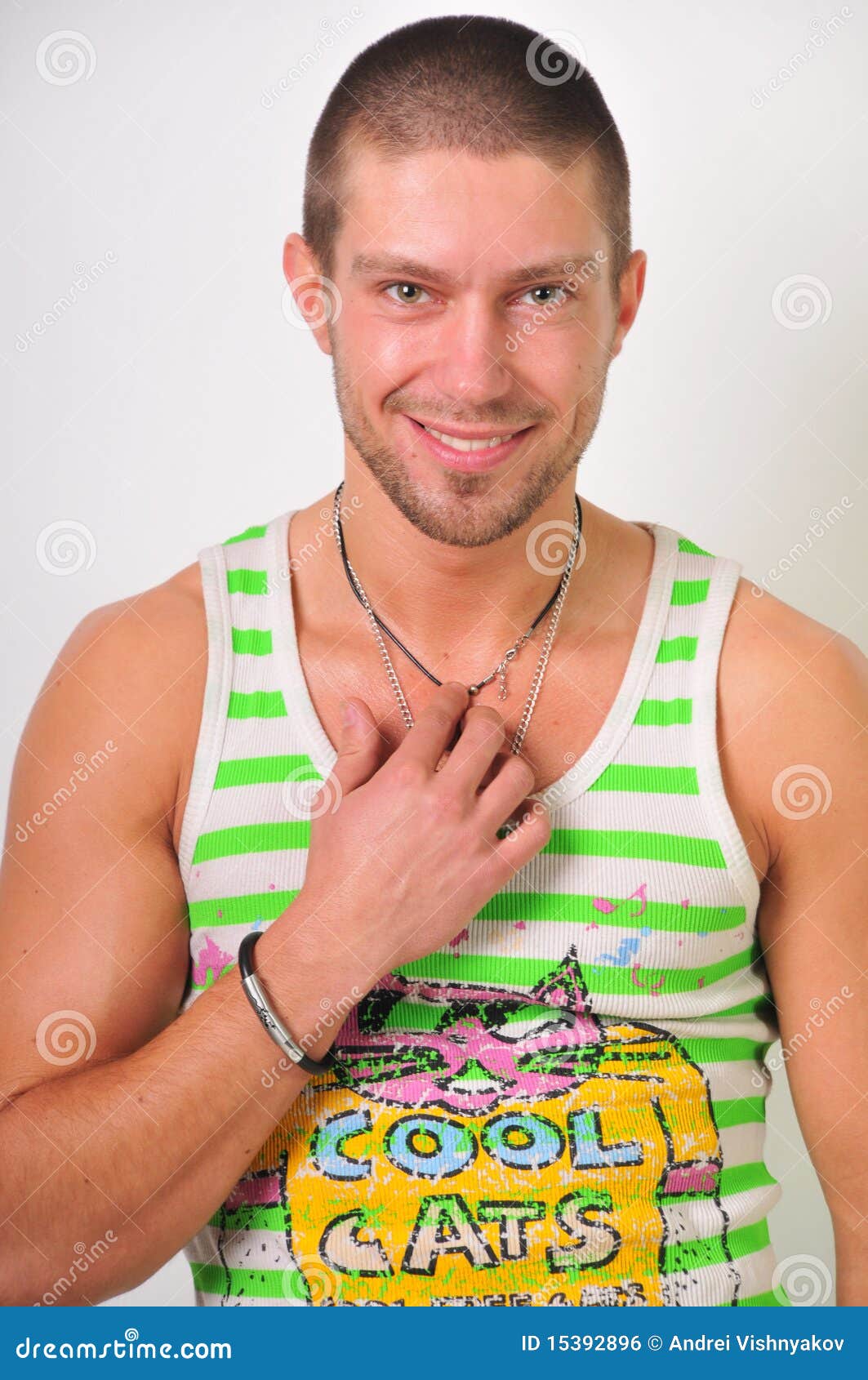 Male model stock photo. Image of muscle, young, handsome - 15392896