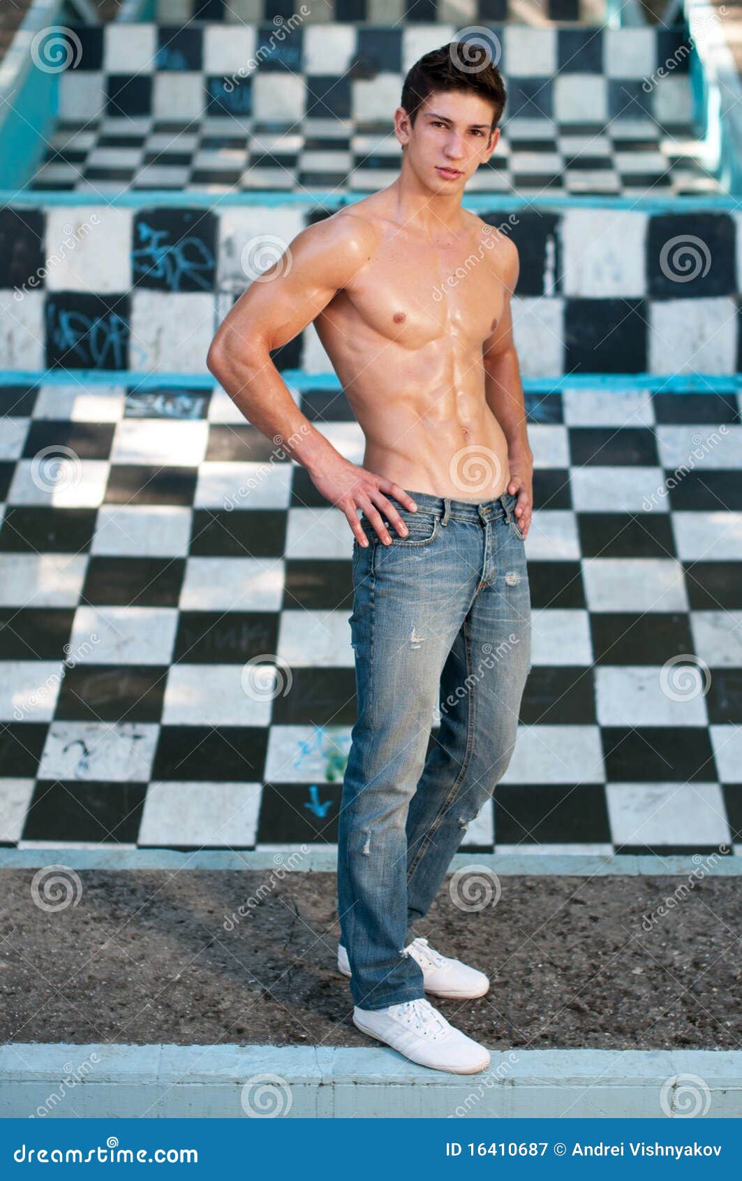 Male model stock image. Image of sportsmen, macho, athletic - 16410687