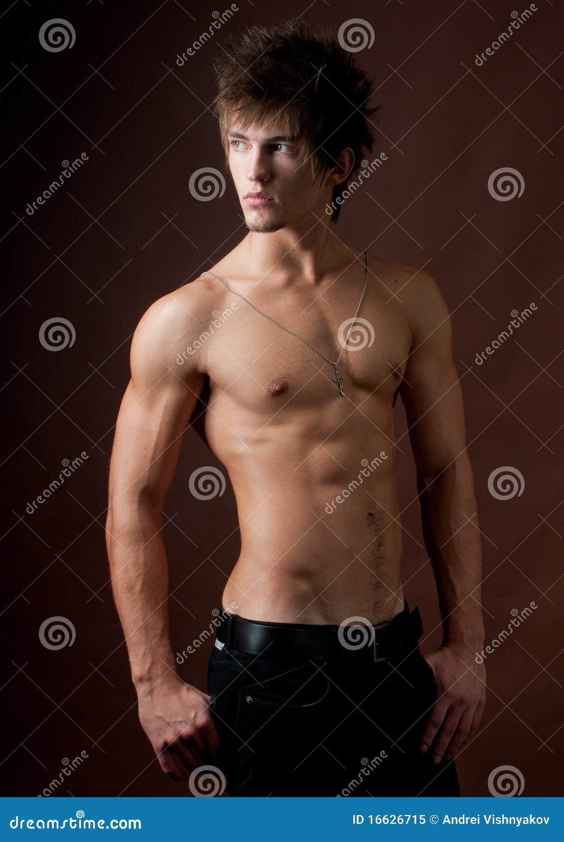 Male model stock image. Image of modern, muscular, pretty - 16626715