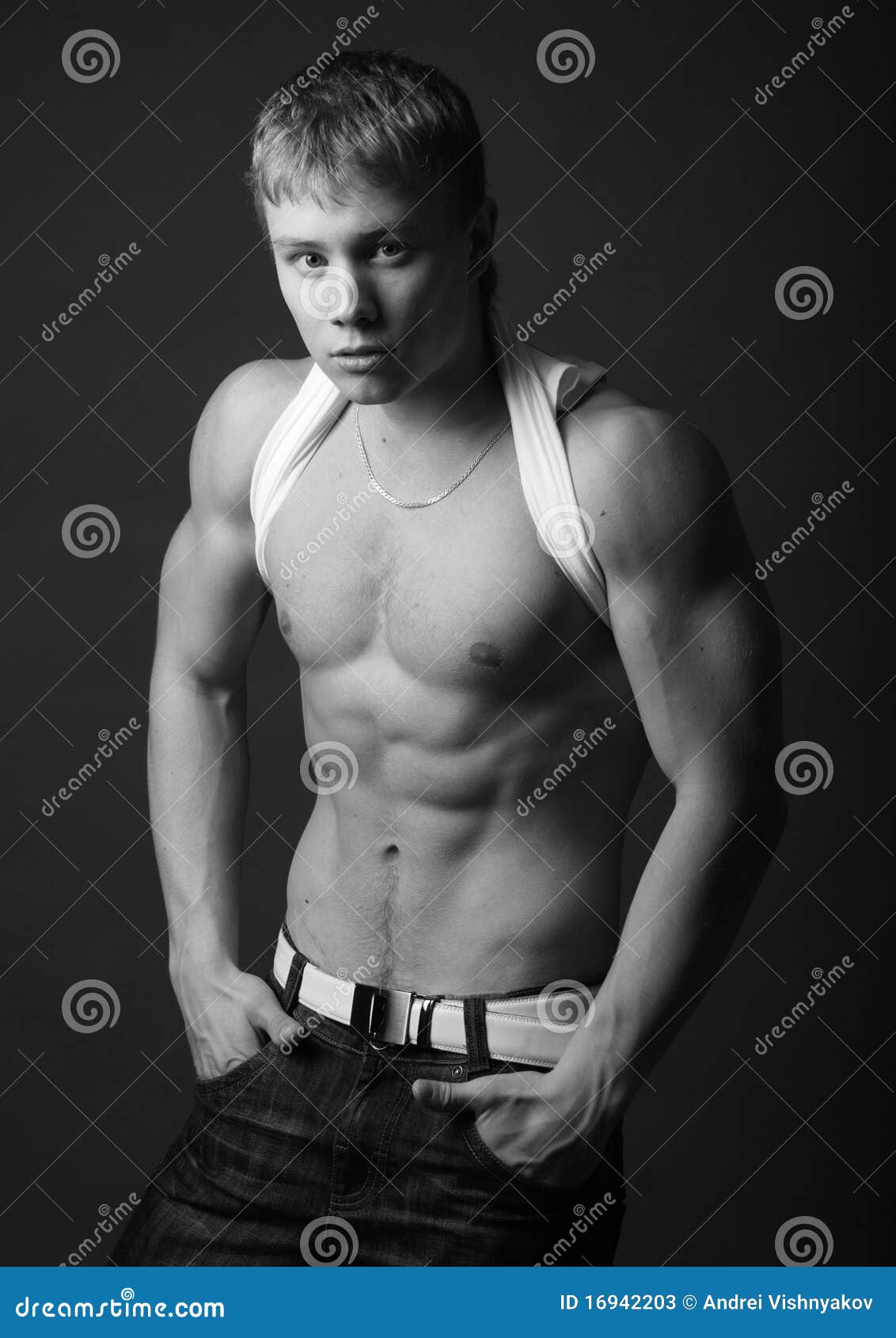 Male model stock image. Image of muscular, model, toned - 16942203