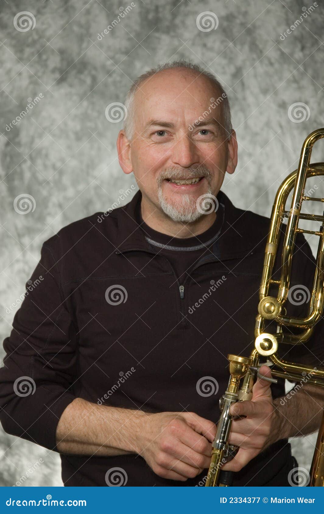 Male model stock image. Image of elderly, trombone, people - 2334377