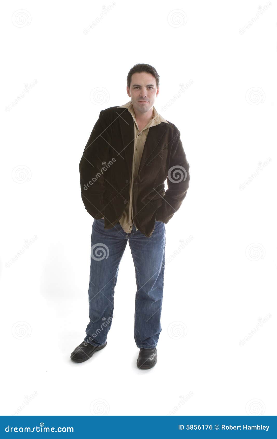 Male Model in Casual Clothes Stock Photo - Image of casual, relaxed ...