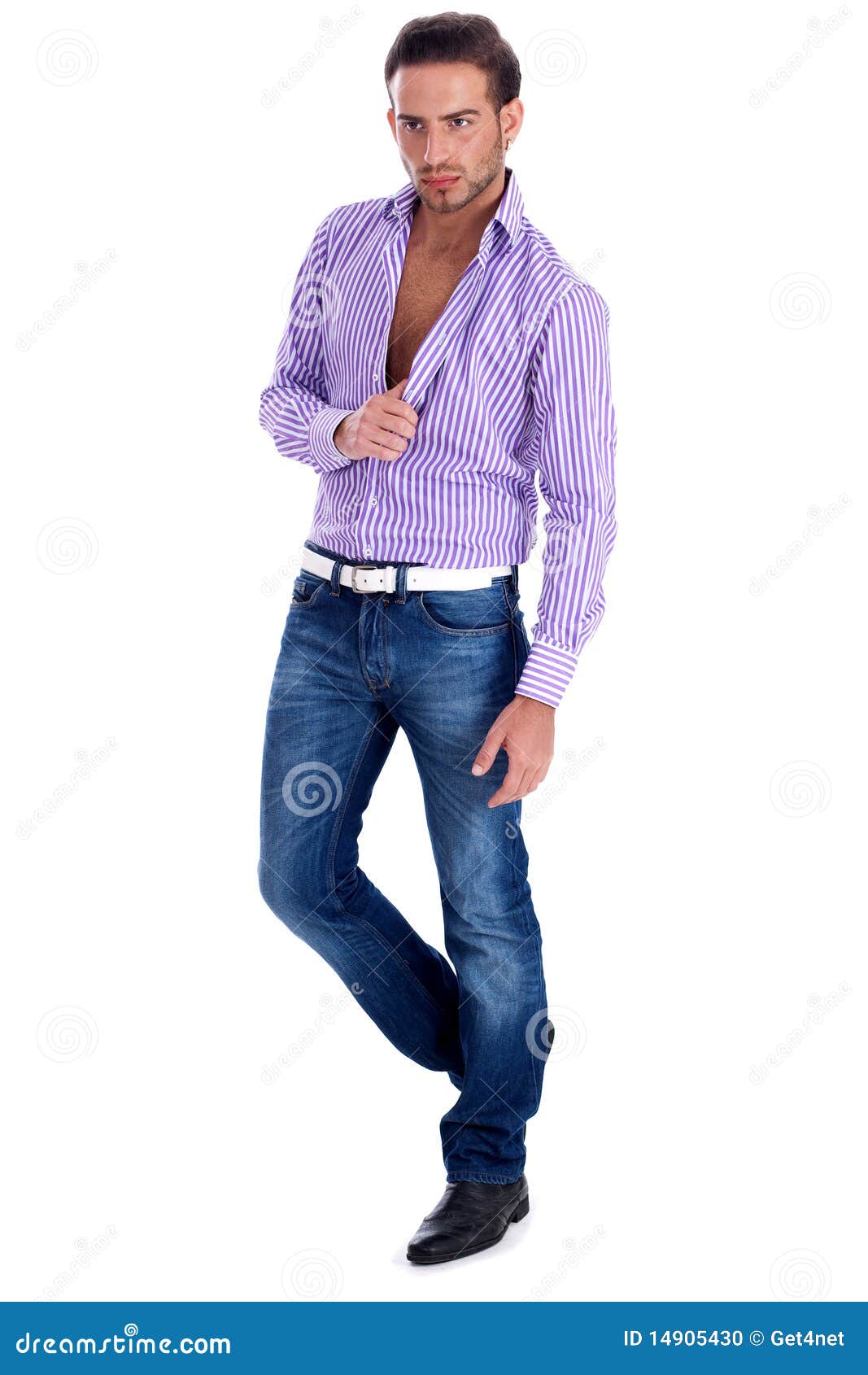 Male model in casual wear stock photo. Image of motion - 14905430
