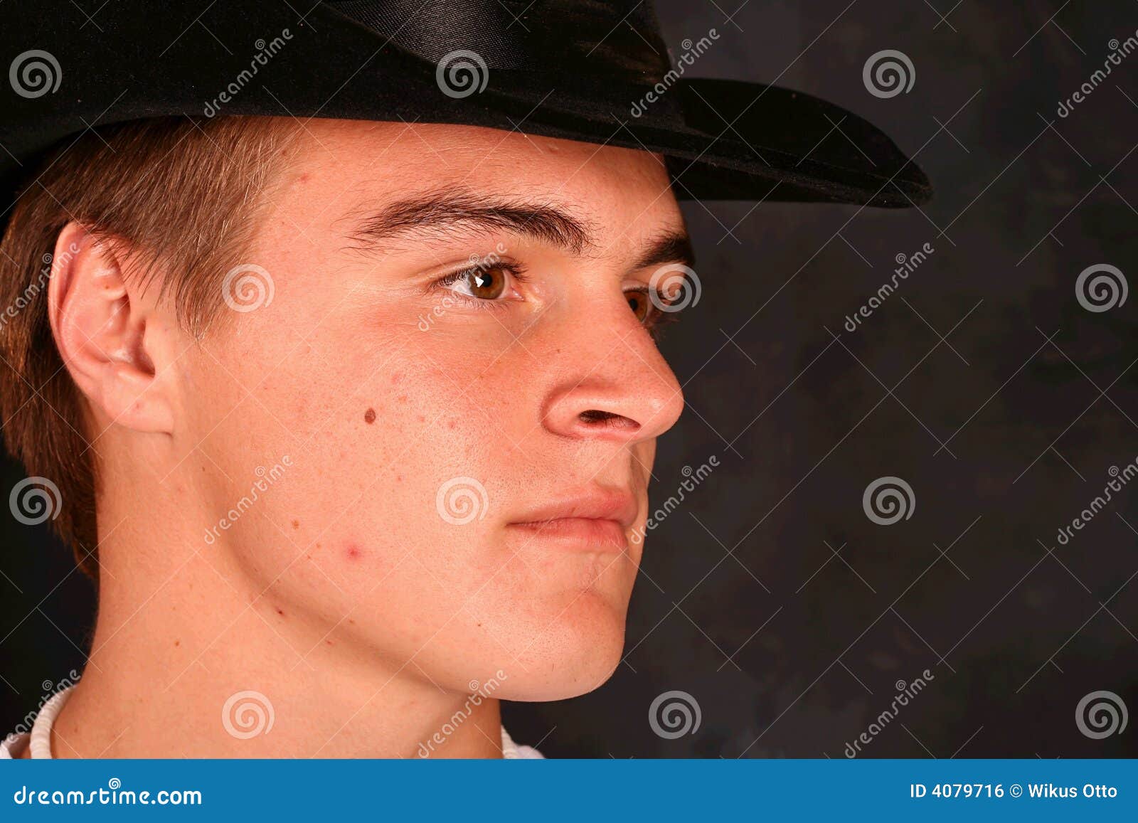 Male model in cowboy hat stock photo. Image of eyes, people - 4079716