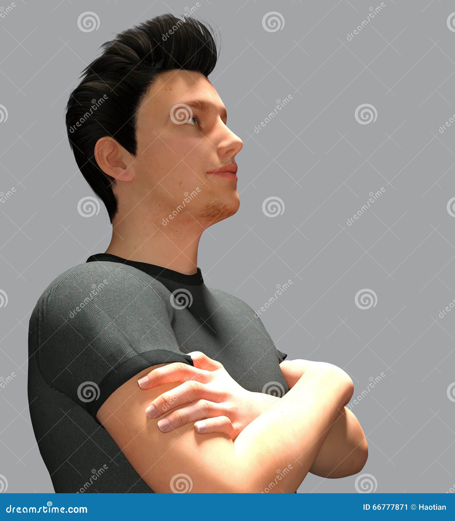 Male model stock illustration. Illustration of dude, good - 66777871