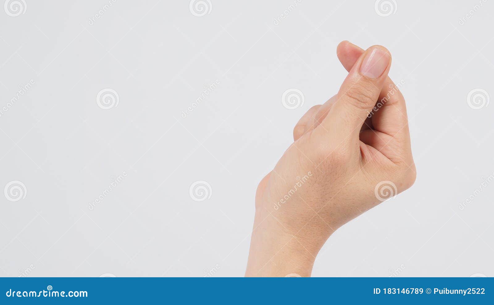 Male Model is Doing Mini Heart Hand Sign Stock Image - Image of love ...