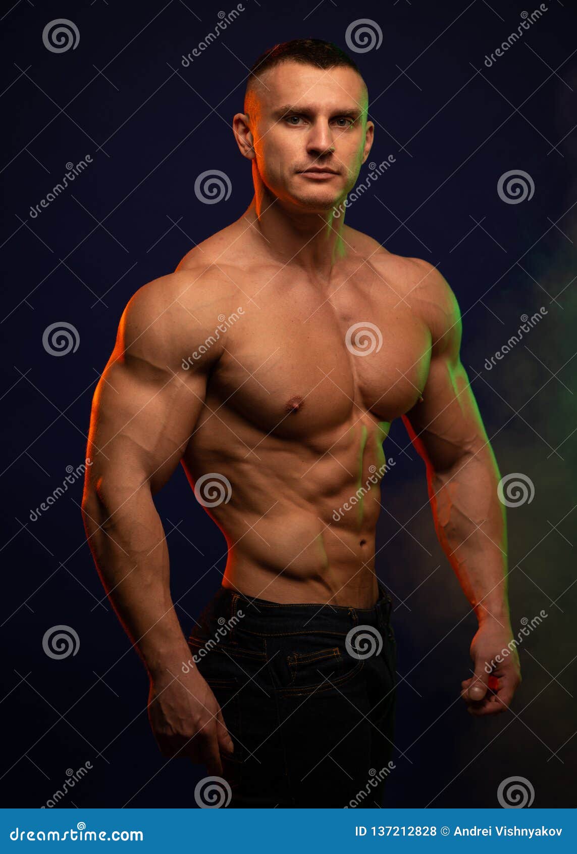 Young bodybuilder stock photo. Image of looking, hunk - 137212828