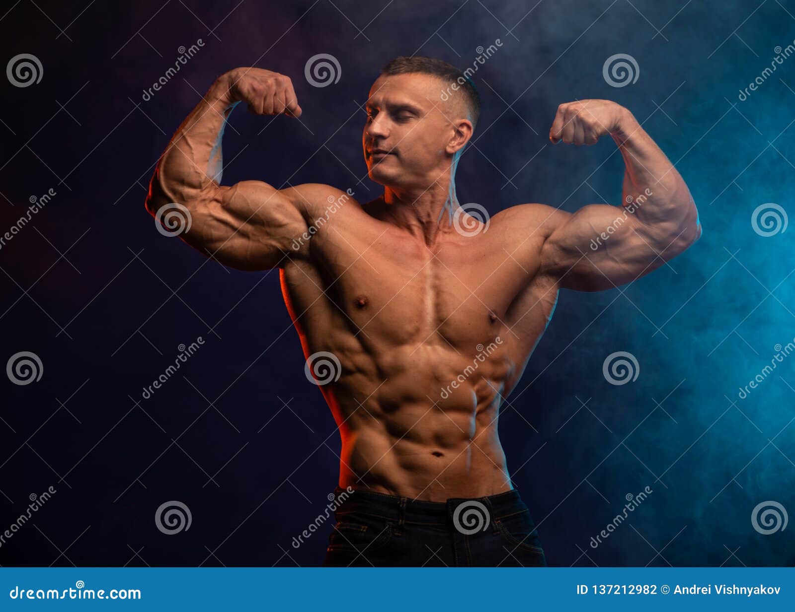 Young bodybuilder stock photo. Image of health, looking - 137212982