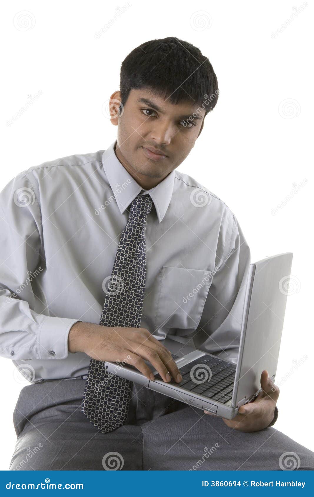 Male Model with laptop stock photo. Image of shirt, professional - 3860694