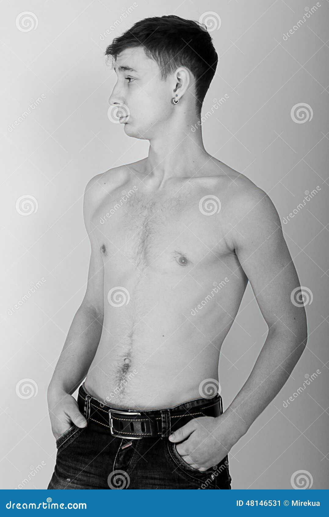 Male model of man standing stock image. Image of model - 48146531