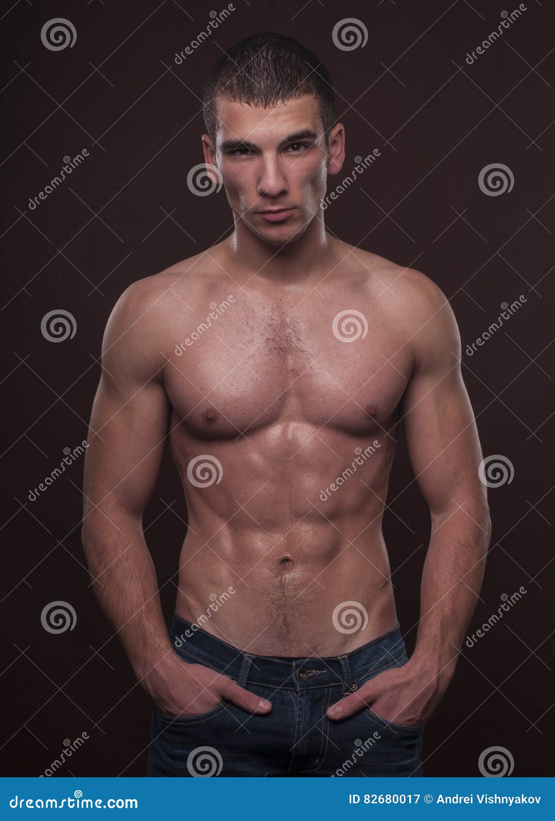 Knight Bodybuilder. Creative Collage. Elderly Bearded Man In Medieval ...