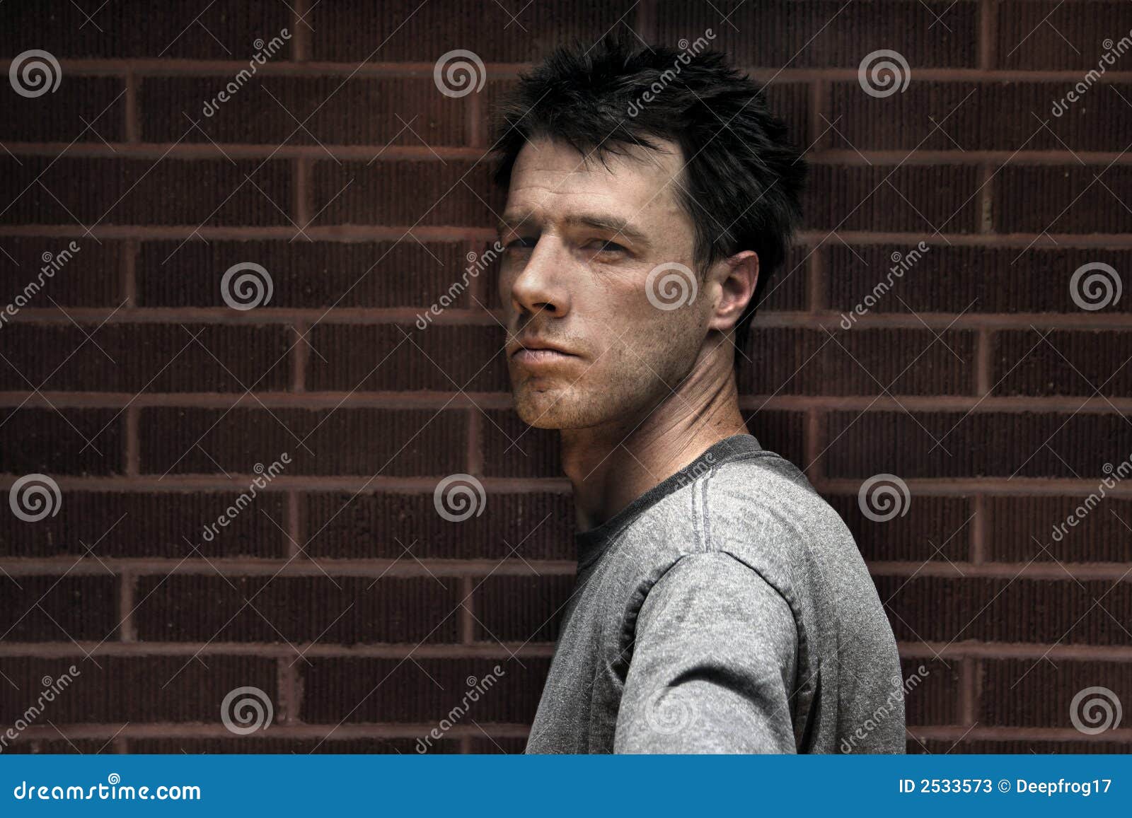 Male model portrait stock image. Image of dude, neck, smile - 2533573