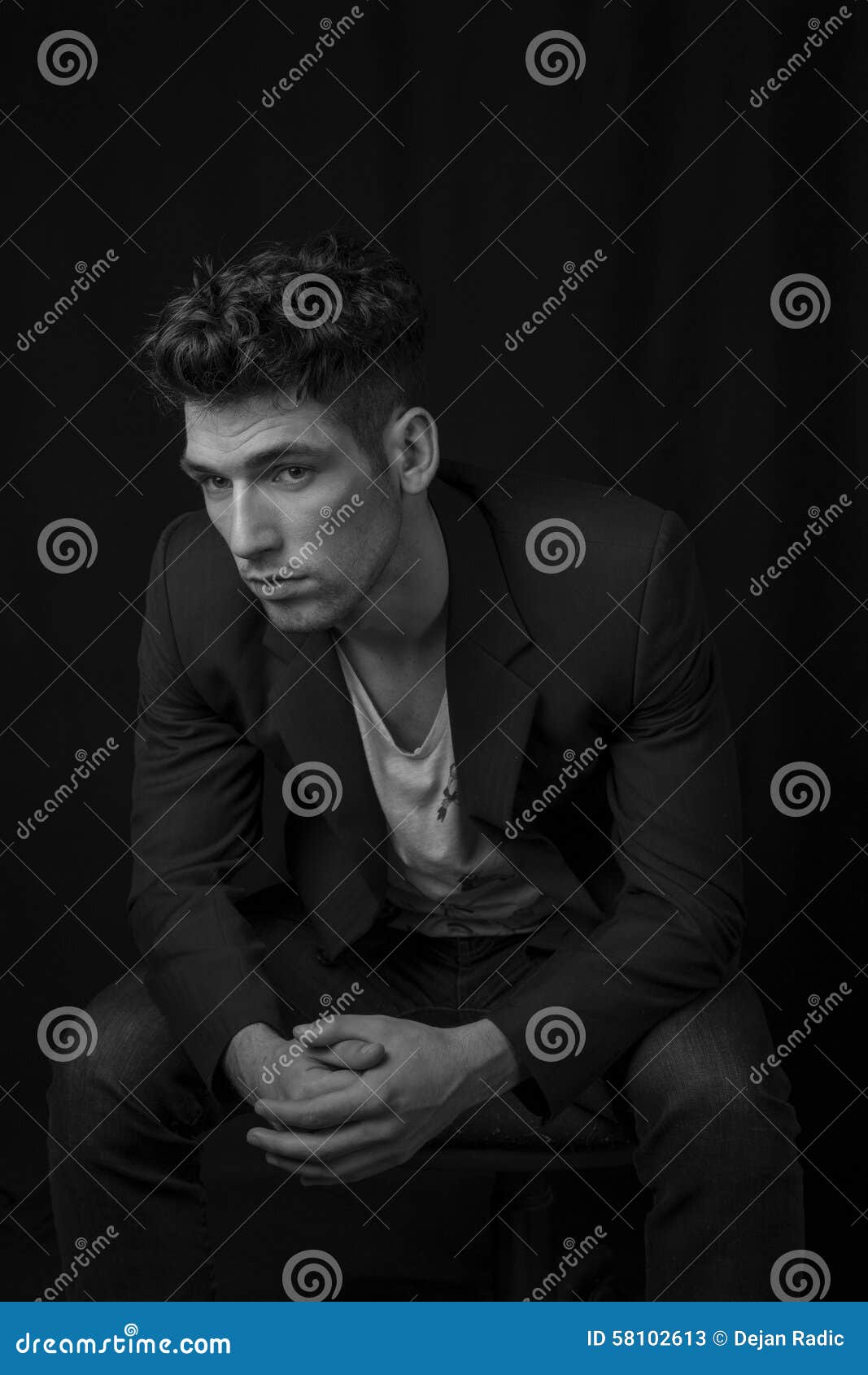 Male model stock image. Image of white, pose, fashion - 58102613