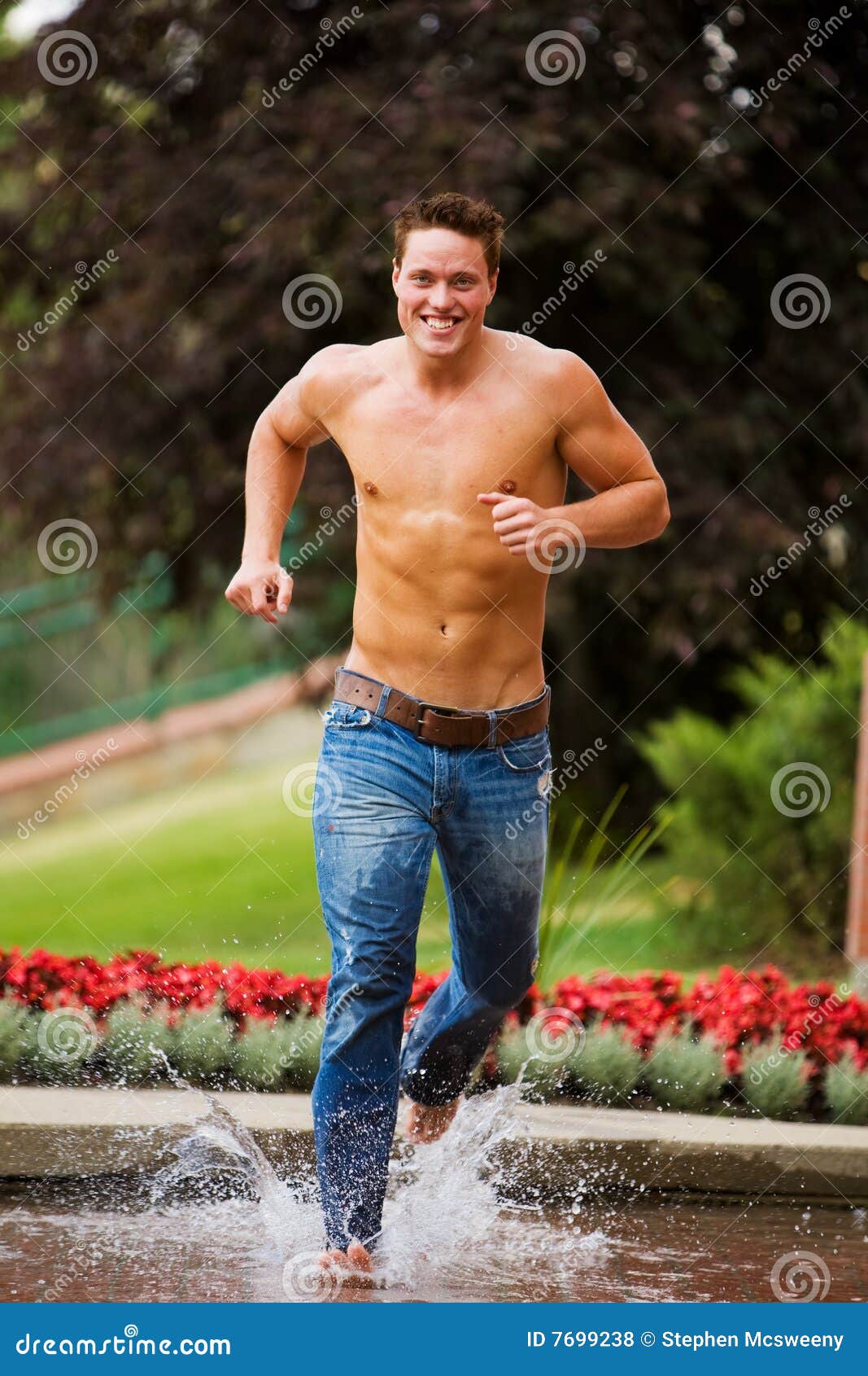 Male model splash stock photo. Image of abdomen, lifestyle - 7699238