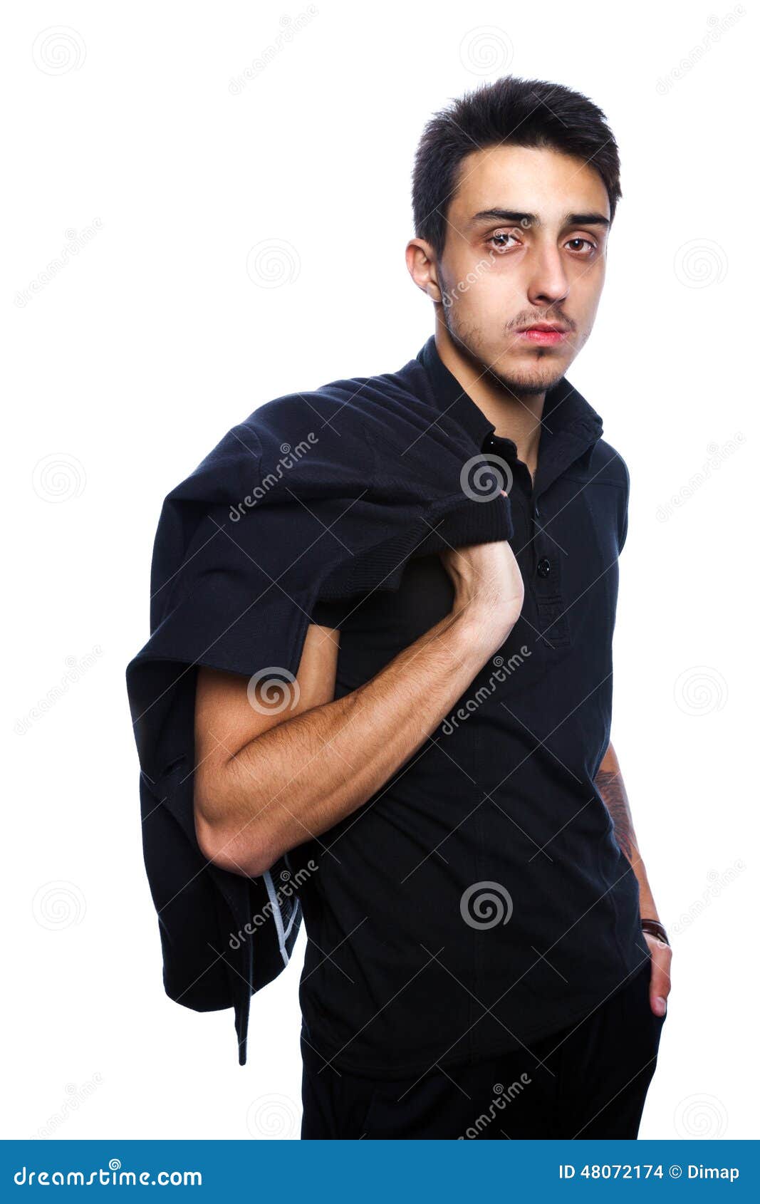 Male model standing stock photo. Image of portrait, shoulder - 48072174