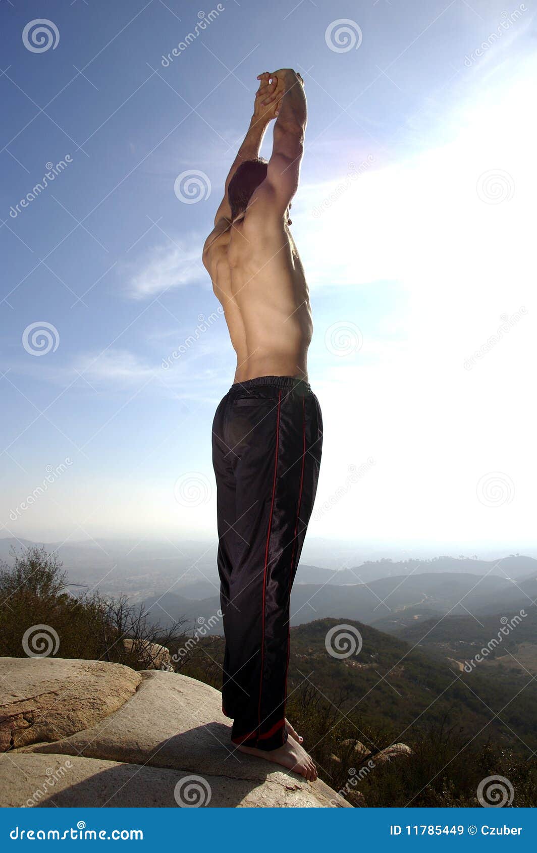 Male model stretching stock image. Image of weight, male - 11785449