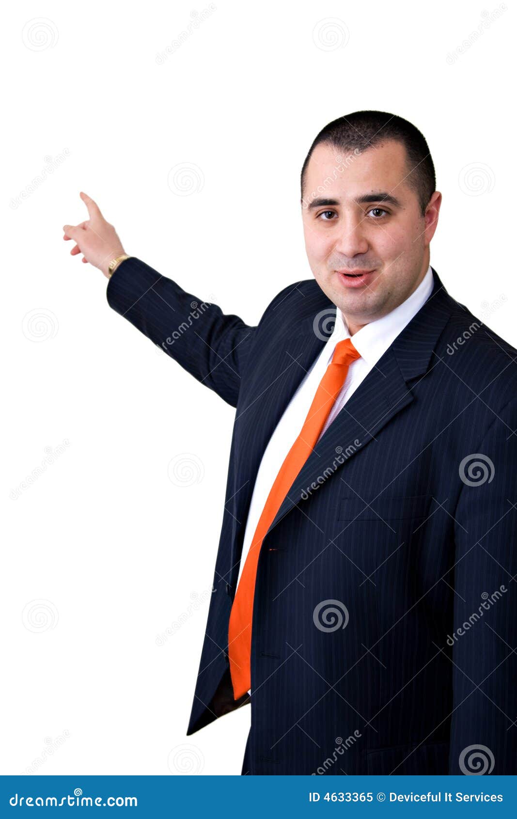Man In Suit Pointing At Bar Chart Royalty-Free Stock Photo ...