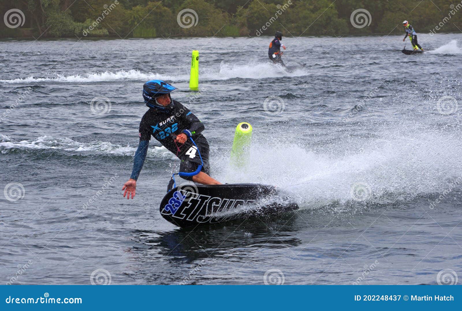 Male Motorsurf Competitor Cornering at Speed. Editorial Photography ...
