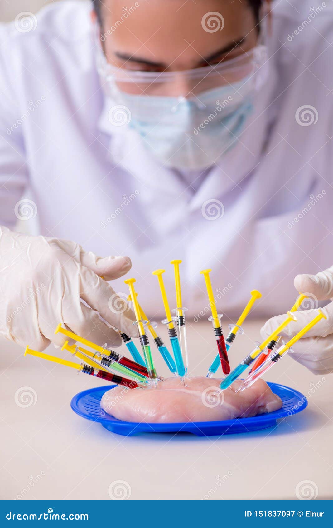 Male Nutrition Expert Testing Food Products in Lab Stock Image - Image ...