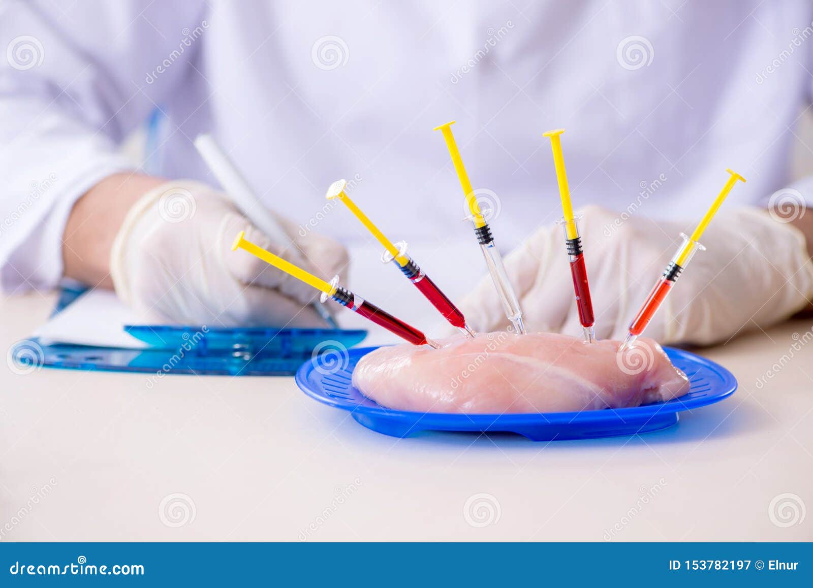 Male Nutrition Expert Testing Food Products in Lab Stock Image - Image ...