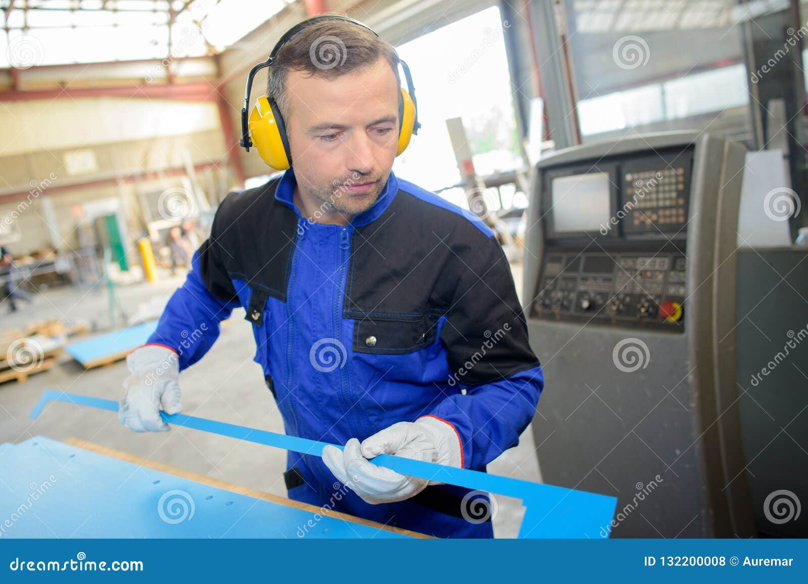 Male operative at work stock photo. Image of electronic - 132200008