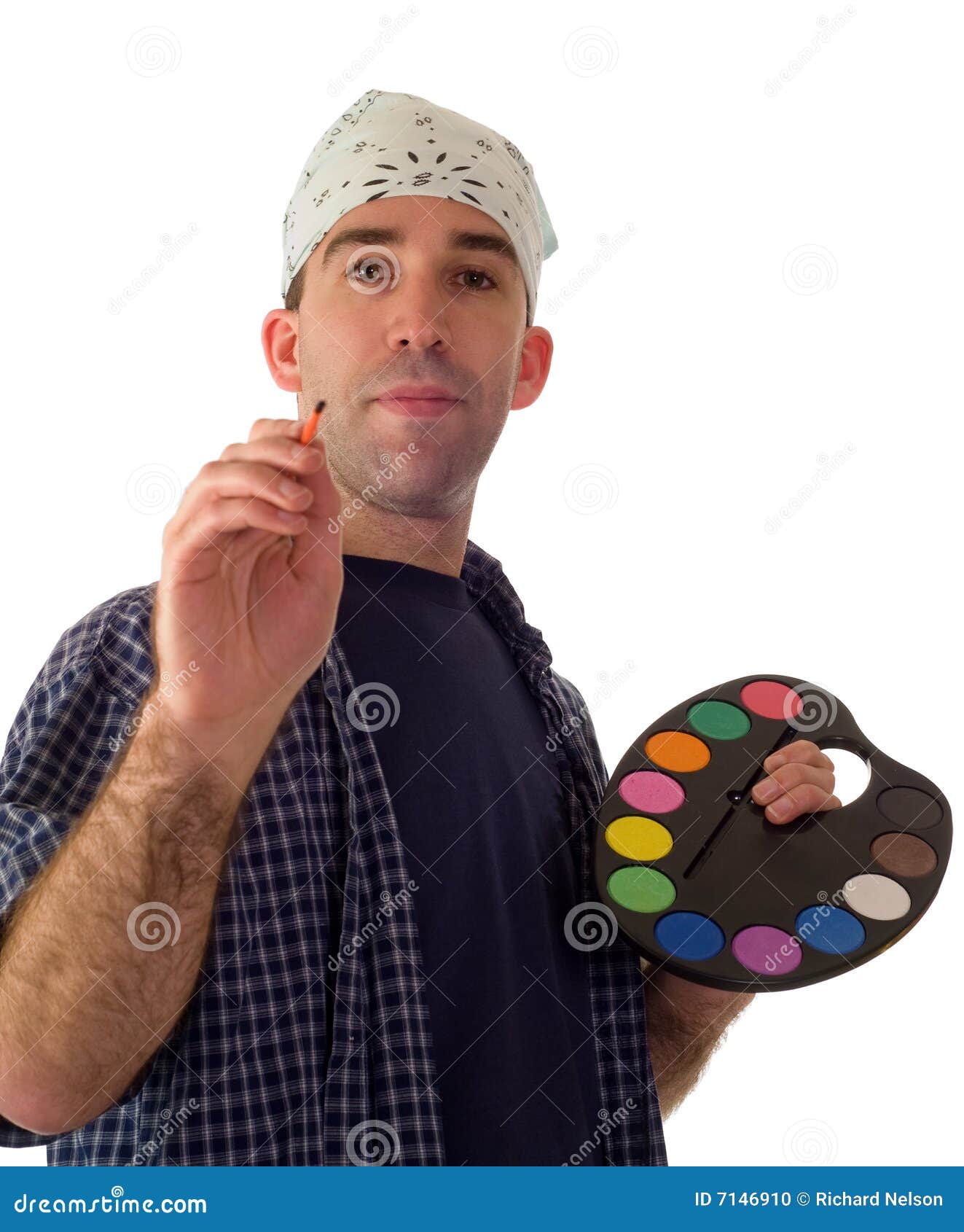 Male Painter stock photo. Image of create, creative, young - 7146910