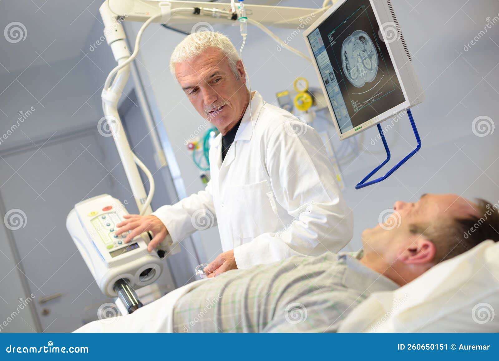 Male patient having xray stock image. Image of medical - 260650151