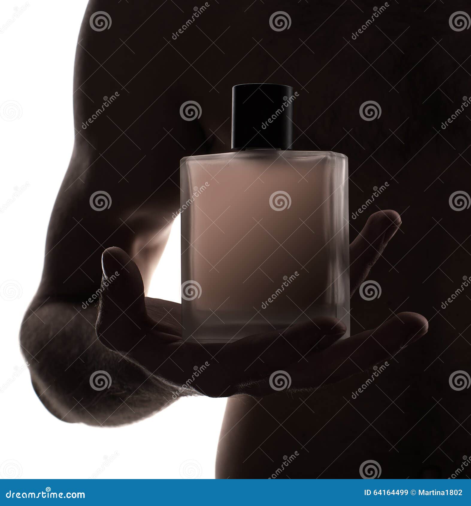 Male perfume stock image. Image of bathroom, muscle, morning - 64164499