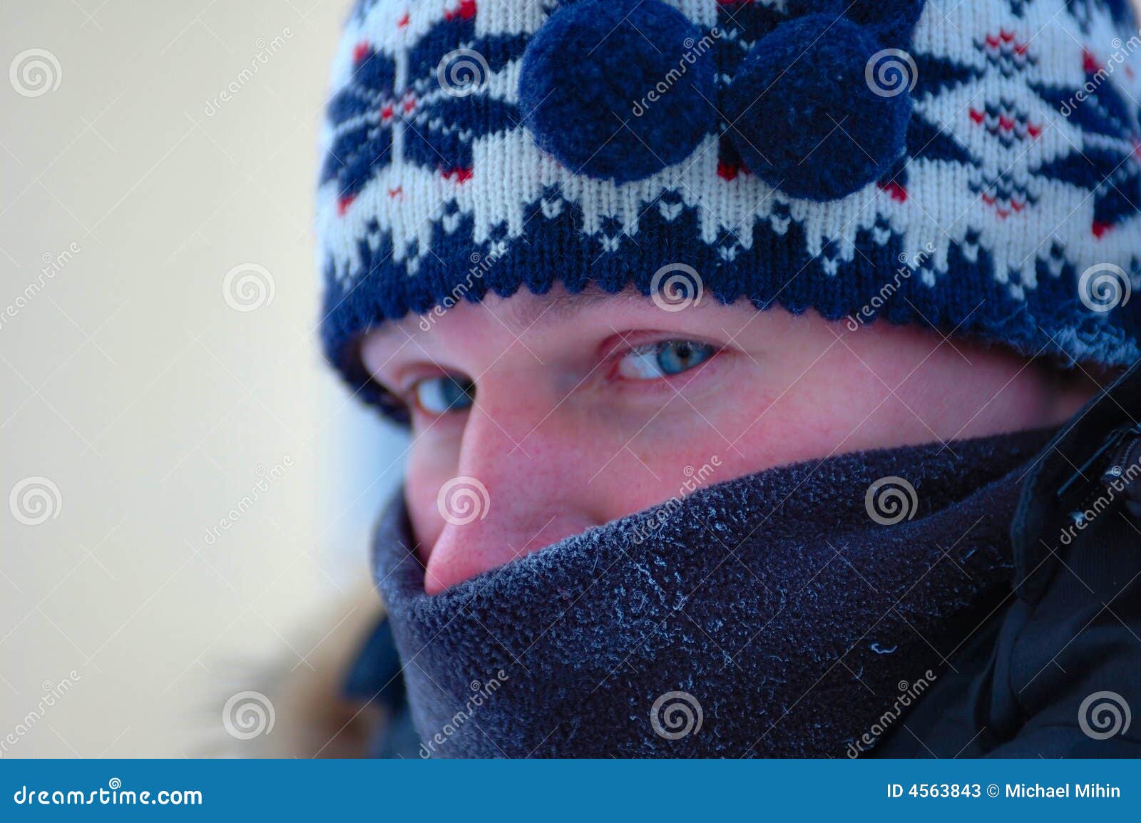Male person freezing stock image. Image of glacial, cloth - 4563843