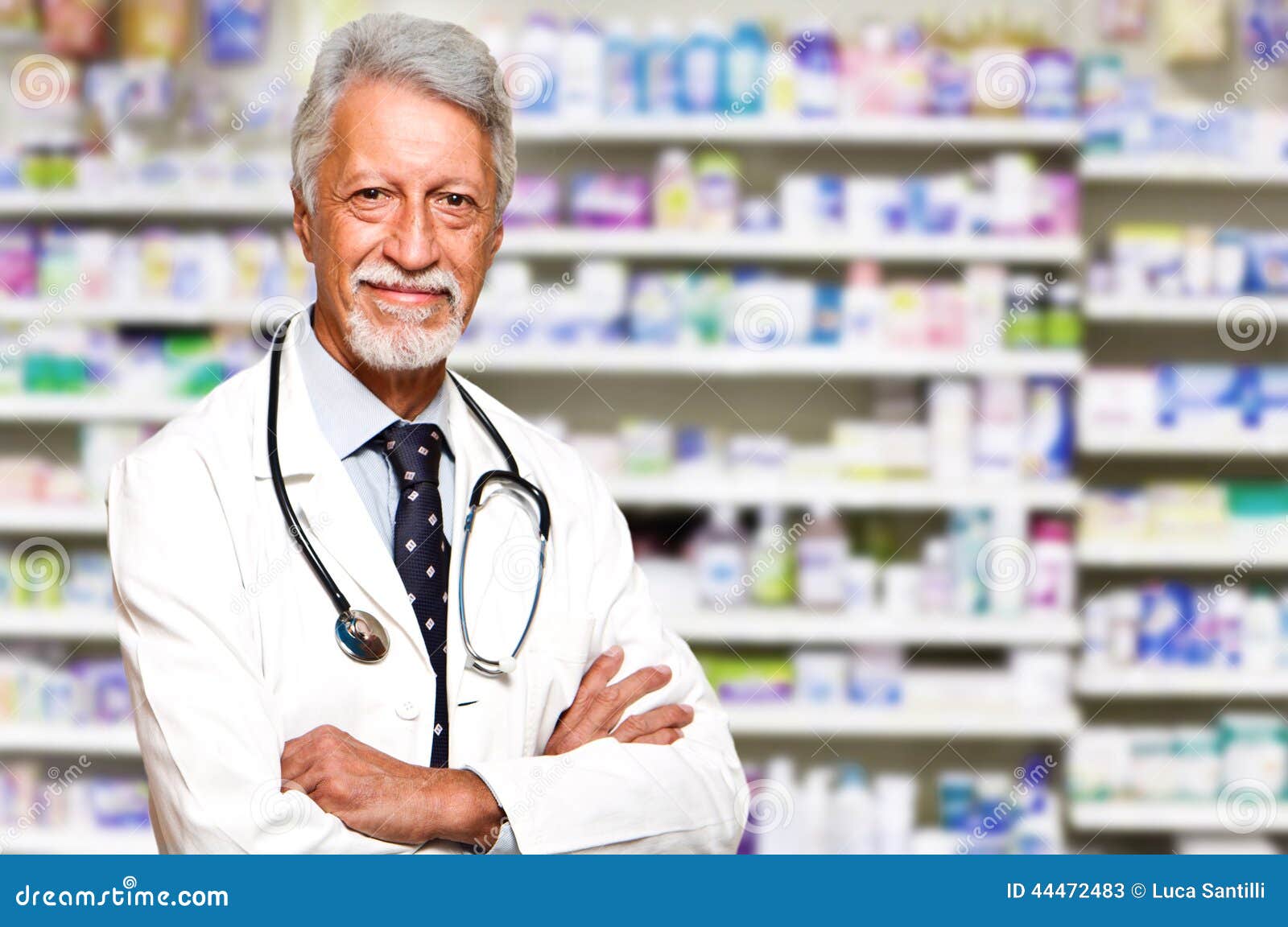Male Pharmacist at Pharmacy Stock Image - Image of confident ...