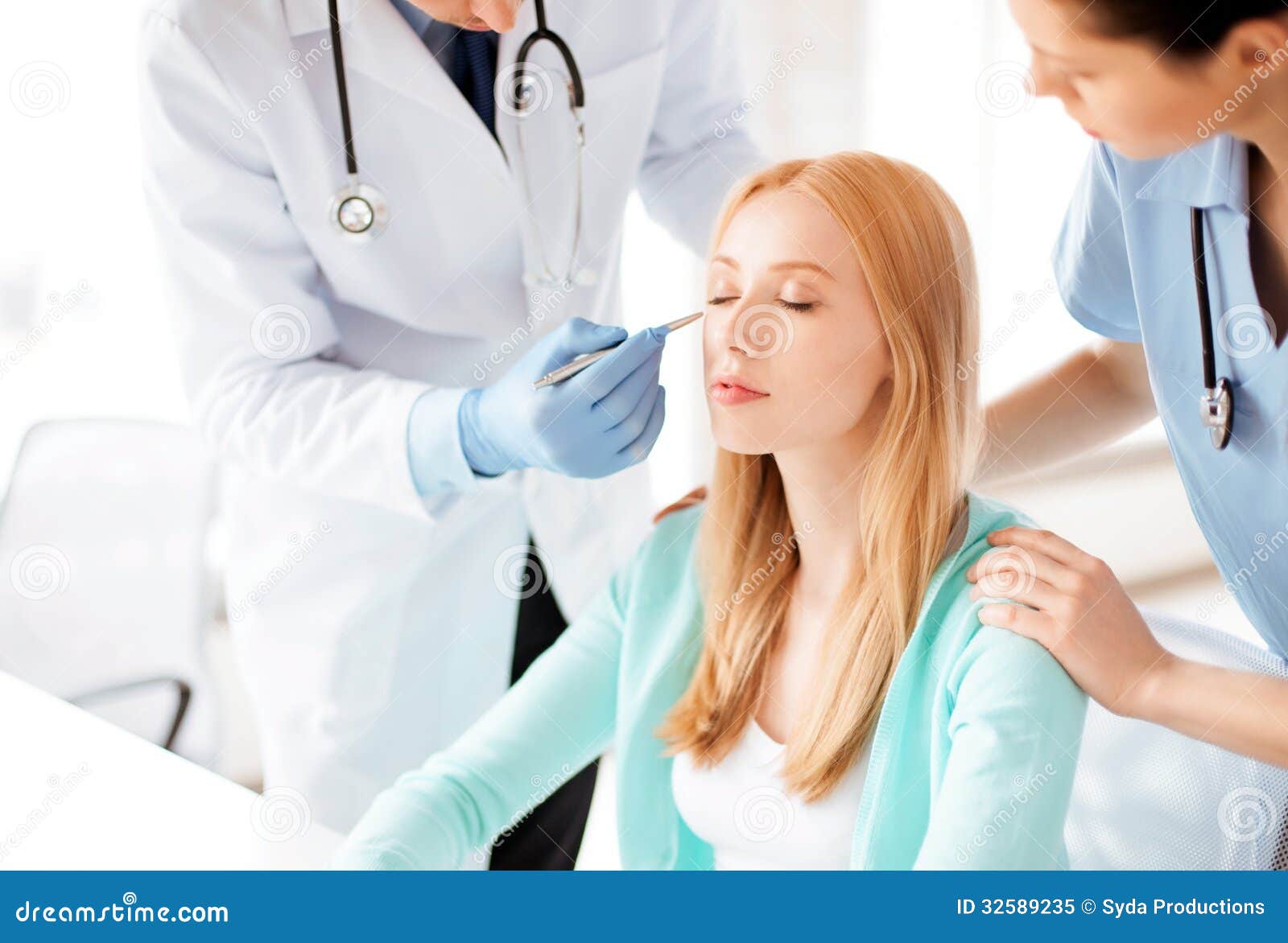 Male Plastic Surgeon with Patient Stock Image - Image of healthcare ...