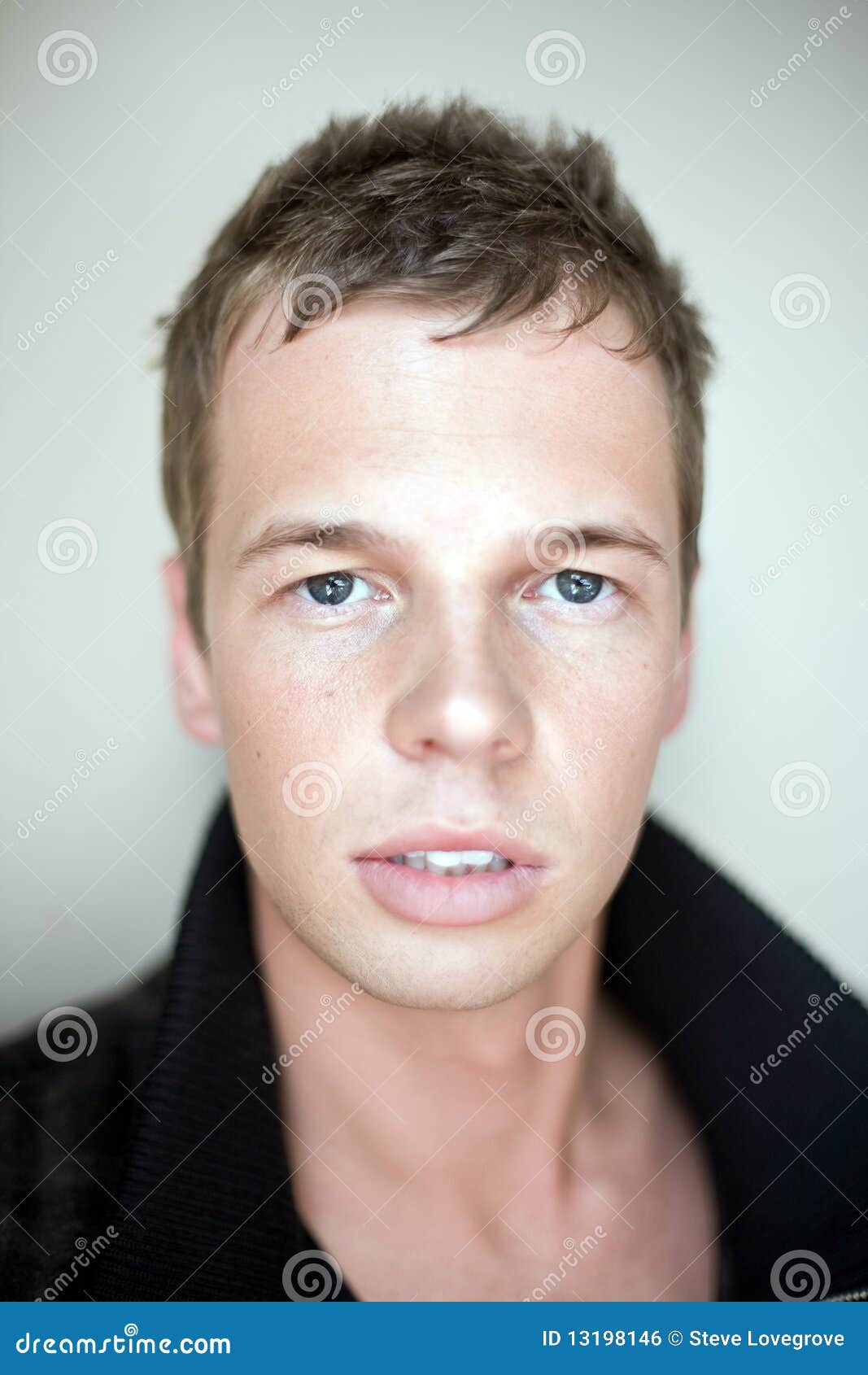 Male Portrait stock photo. Image of stare, masculine - 13198146