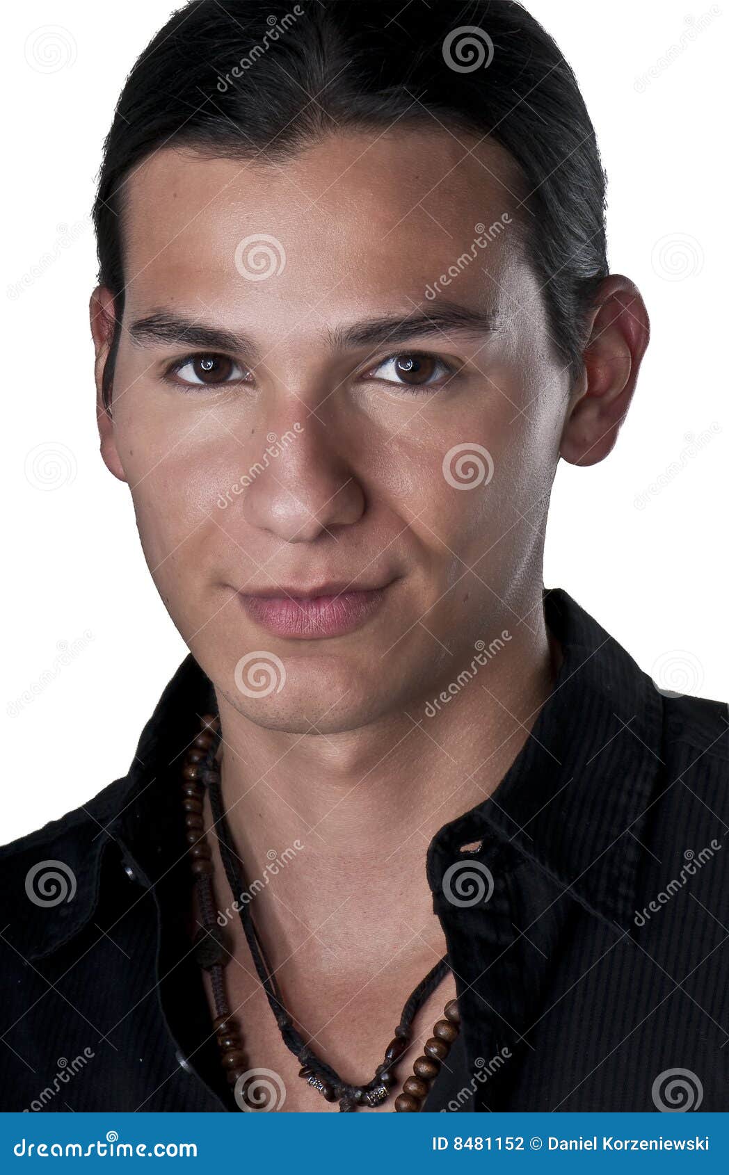 Male Portrait stock photo. Image of hispanic, informal - 8481152