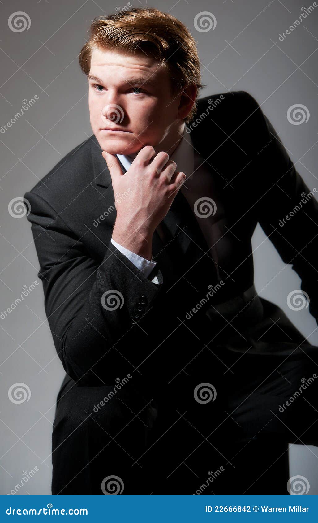 Male posing on bar stool stock photo. Image of model - 22666842