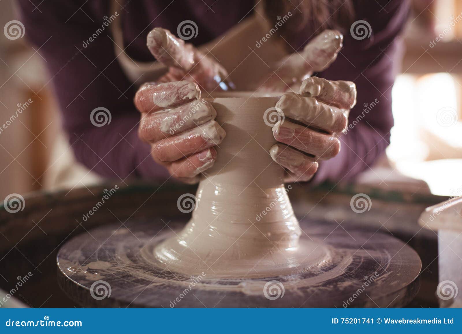 Male potter making pot stock image. Image of hand, occupation - 75201741