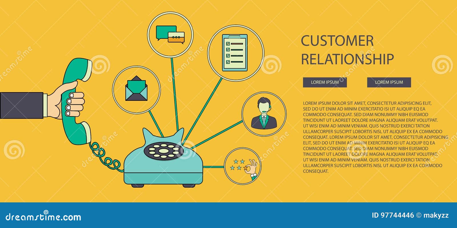 Male Presenting Customer Relationship Management. System for Managing ...