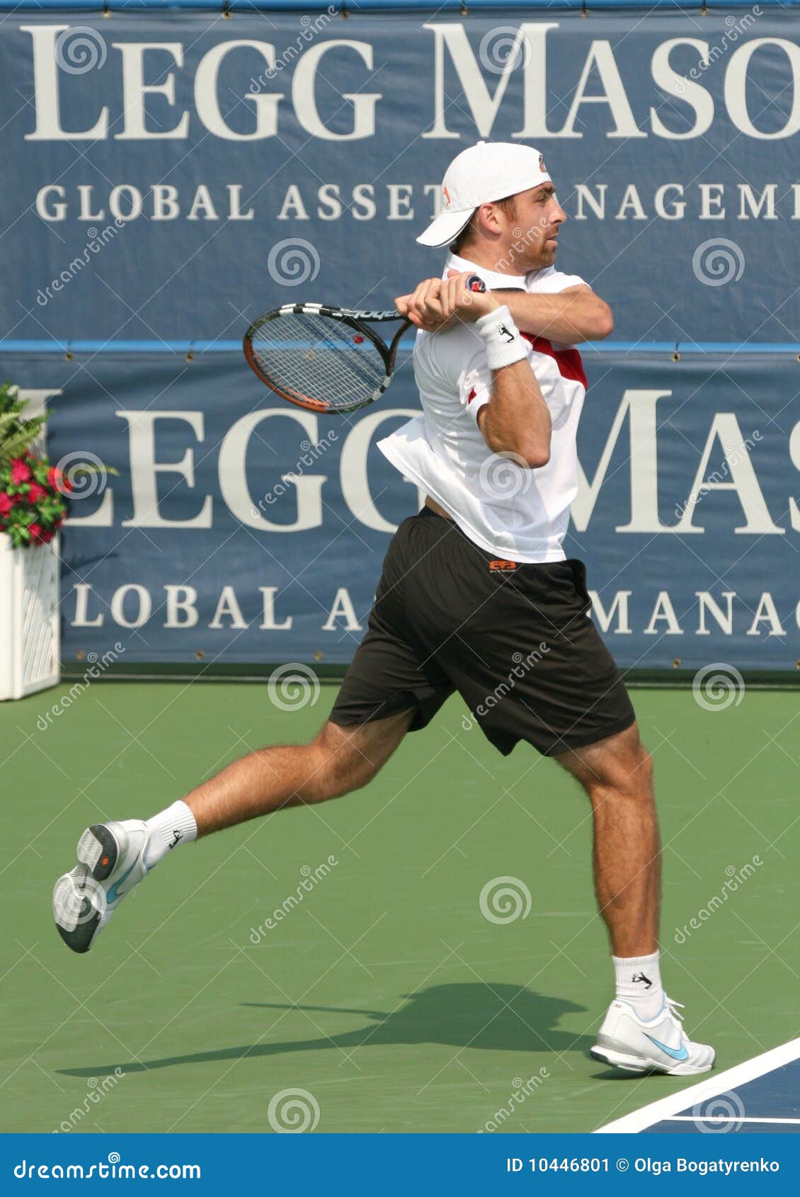 Male Professional Tennis Player Backhand Editorial Photo - Image of ...
