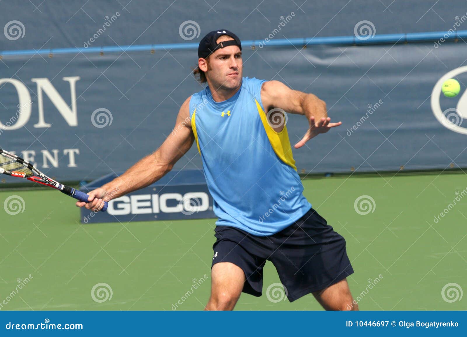 Male Professional Tennis Player Forehand Editorial Photography - Image ...