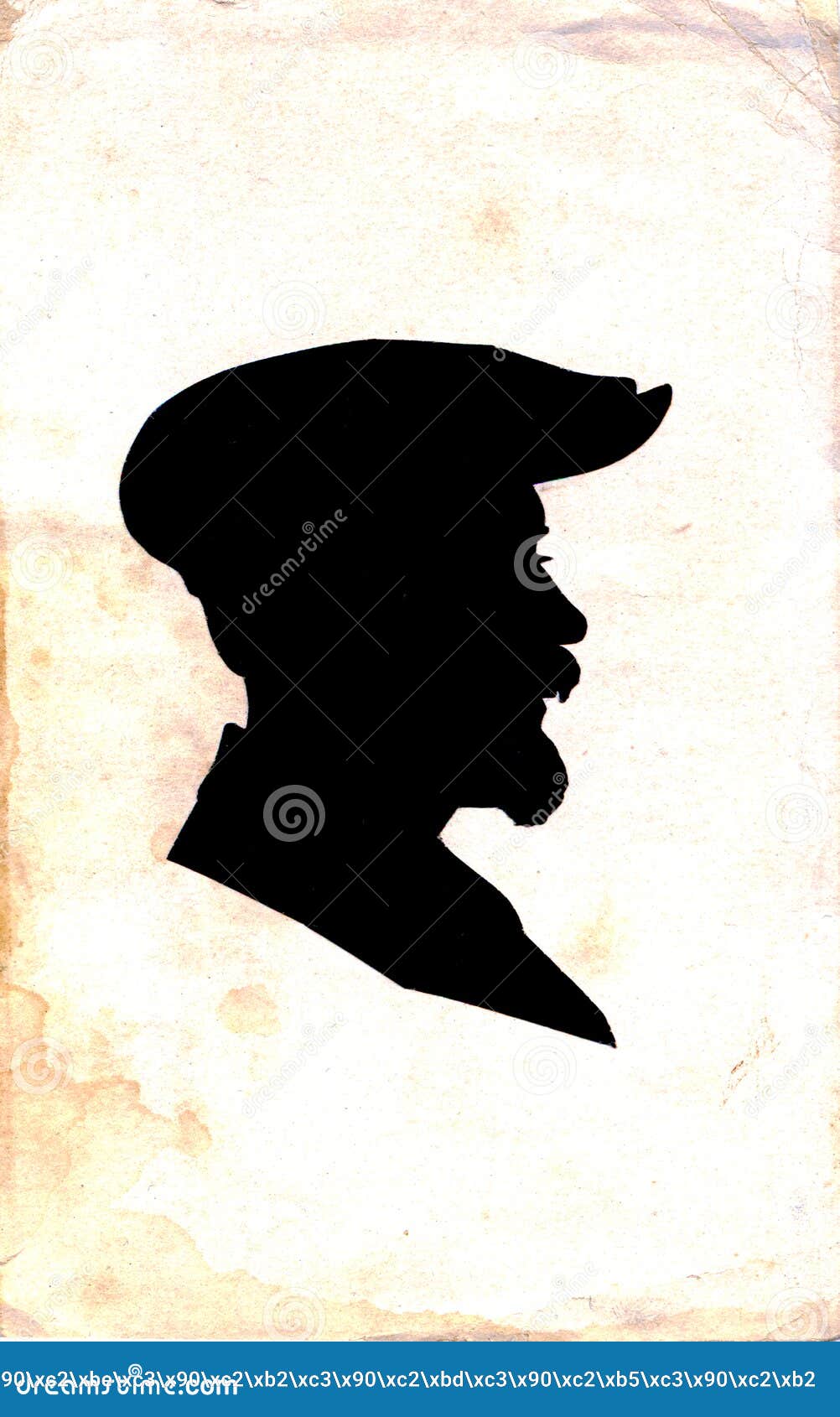 Male Profile Cut Scissors Out Black Paper Stock Photos - Free & Royalty ...