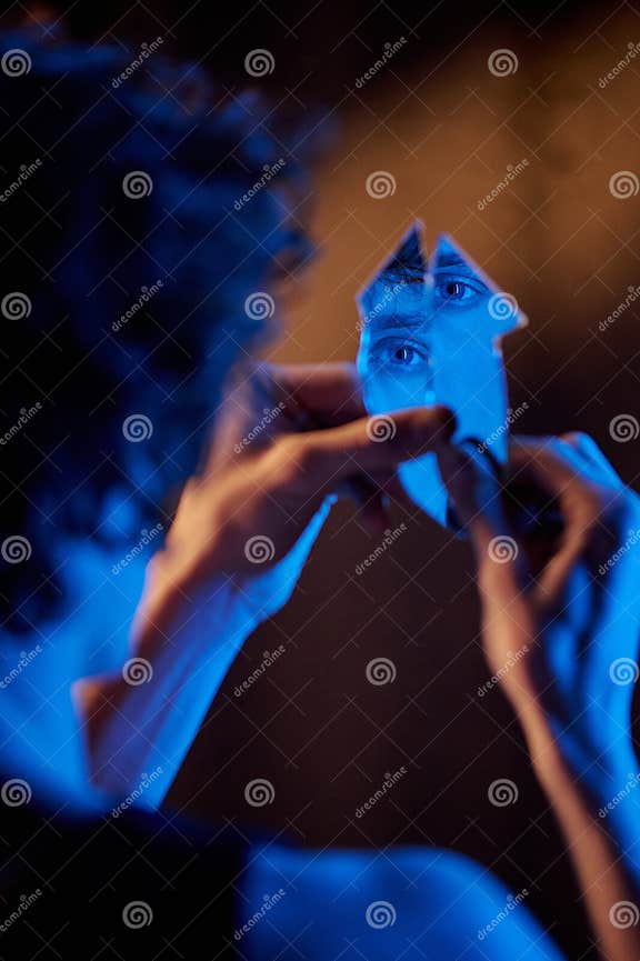 Male Reflection in Mirror stock photo. Image of mirror - 354946504