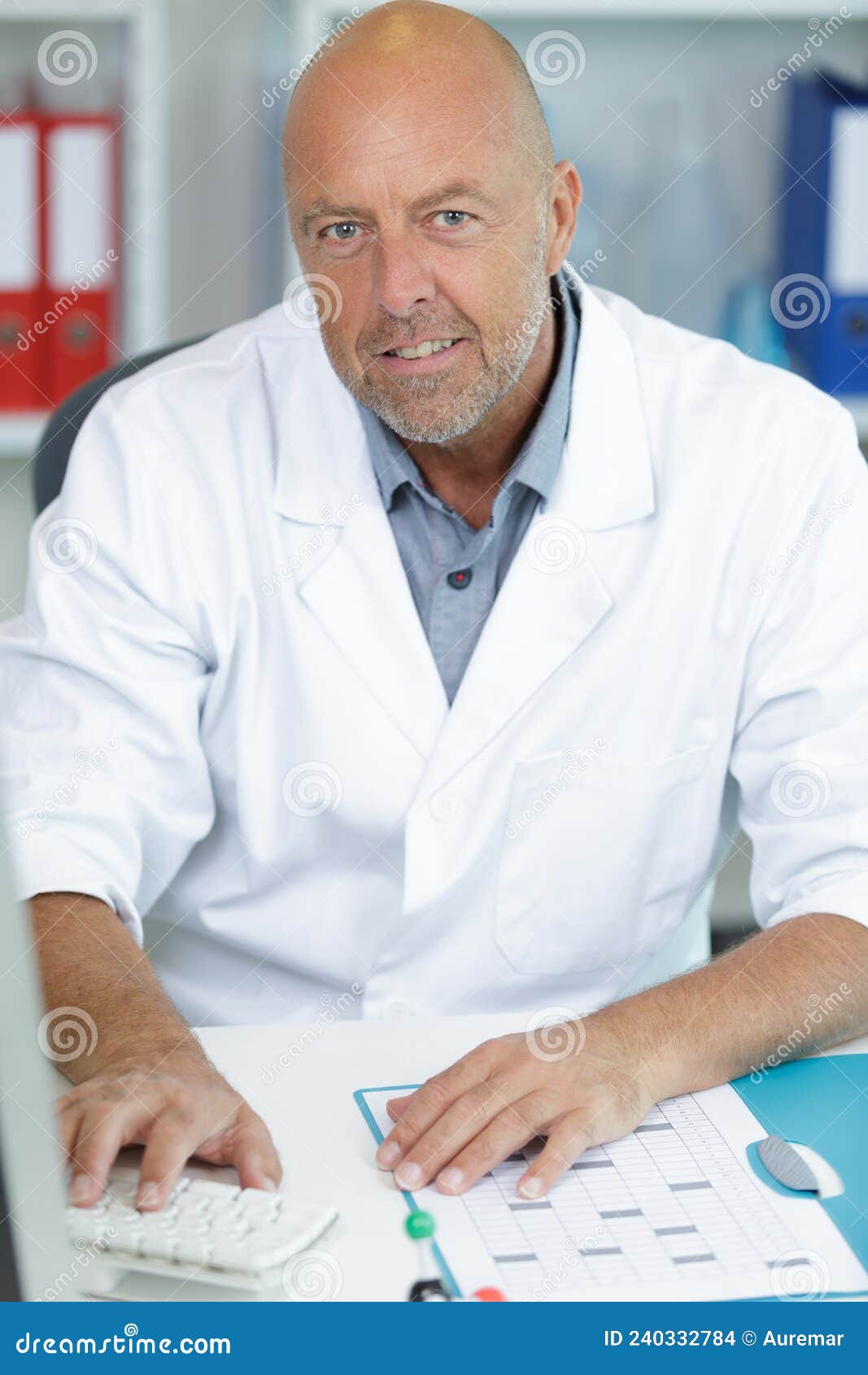 Male Researcher in Laboratory Stock Photo - Image of table, mobile ...