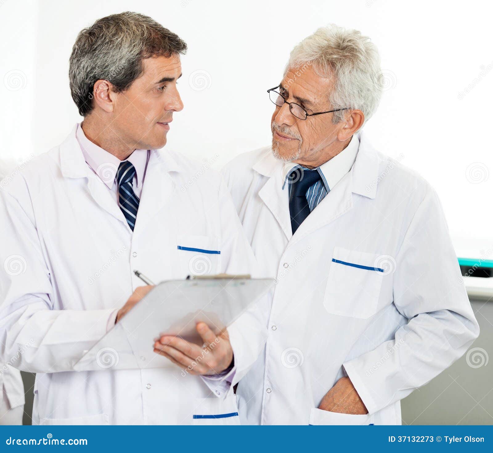 Male Researchers Discussing Stock Image - Image of person, caucasian ...