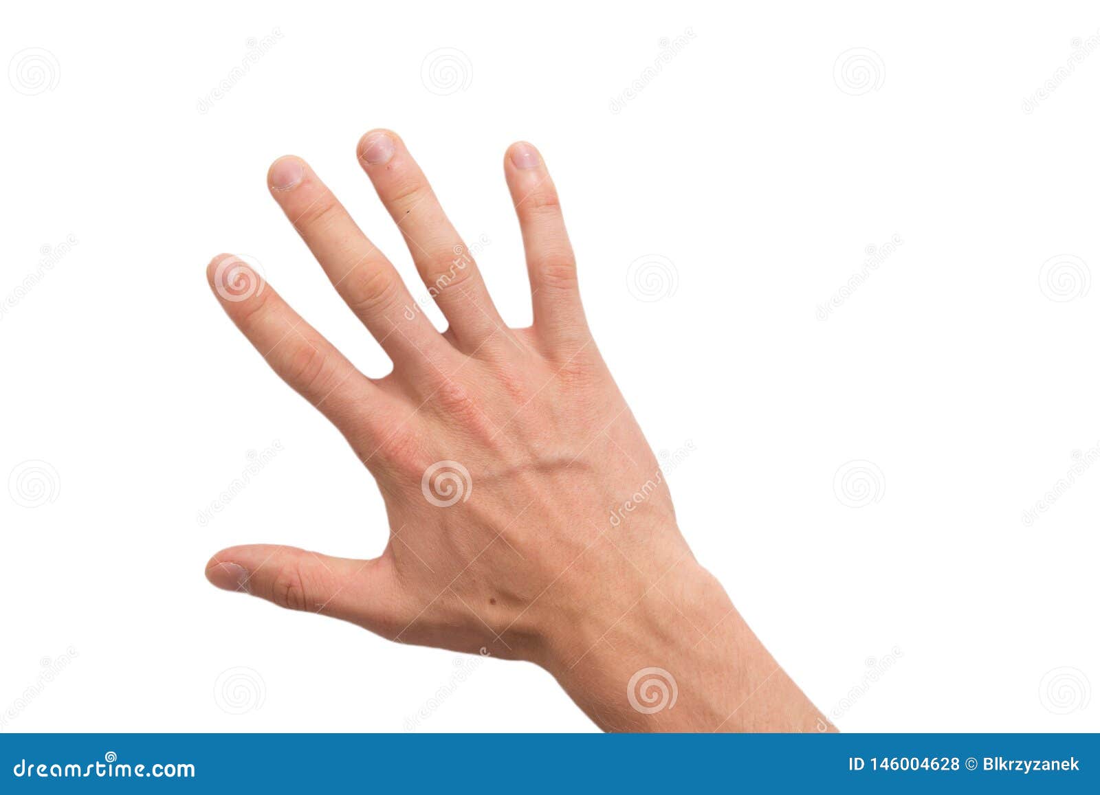 Male Right Hand Holding And Touching On Black Mobile Smartphone With ...