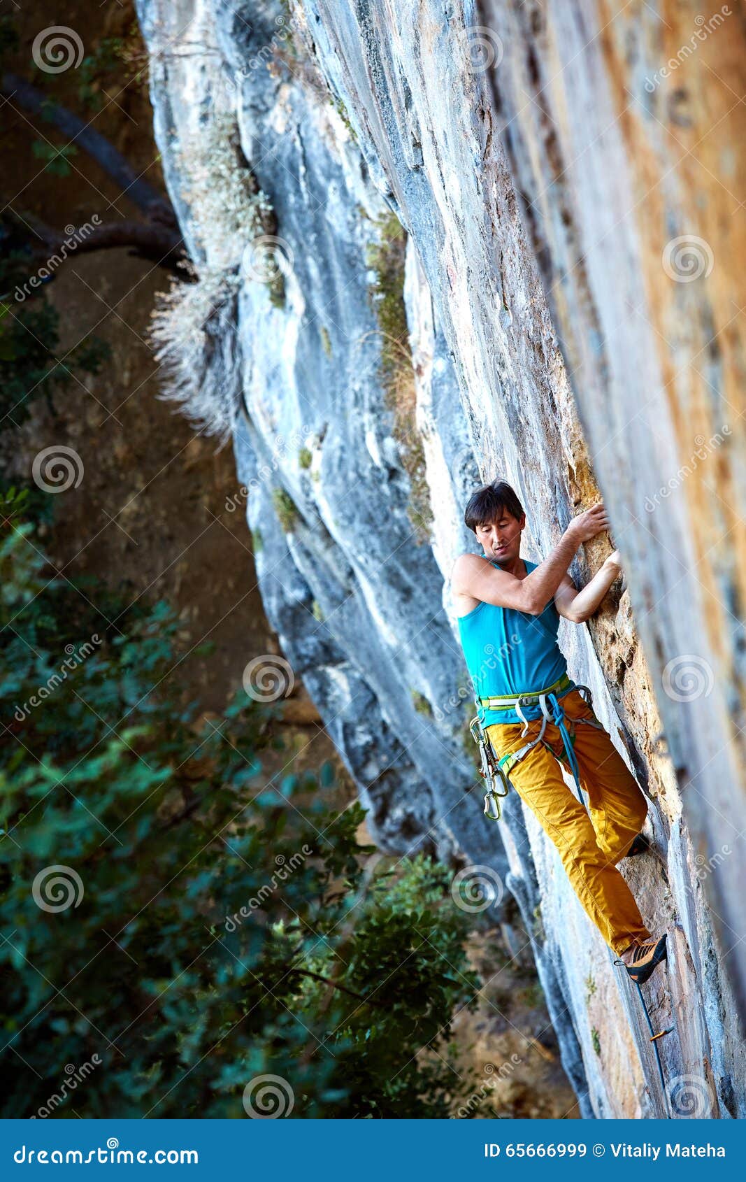 Male rock climber stock image. Image of landscape, climber - 65666999