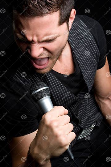 Male Rock Star stock photo. Image of teens, screaming - 10630302