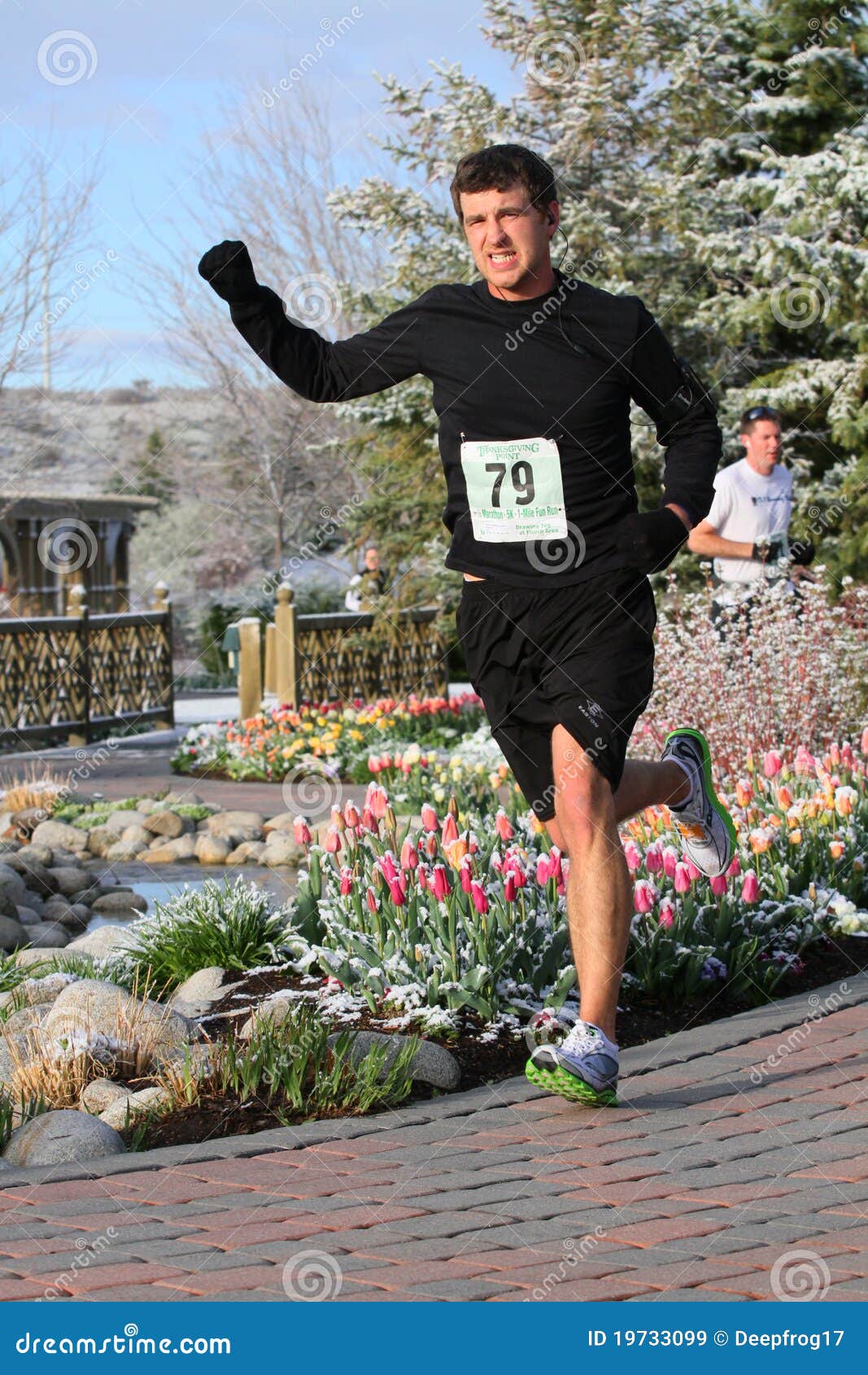 Male runner in race editorial stock image. Image of sneakers - 19733099