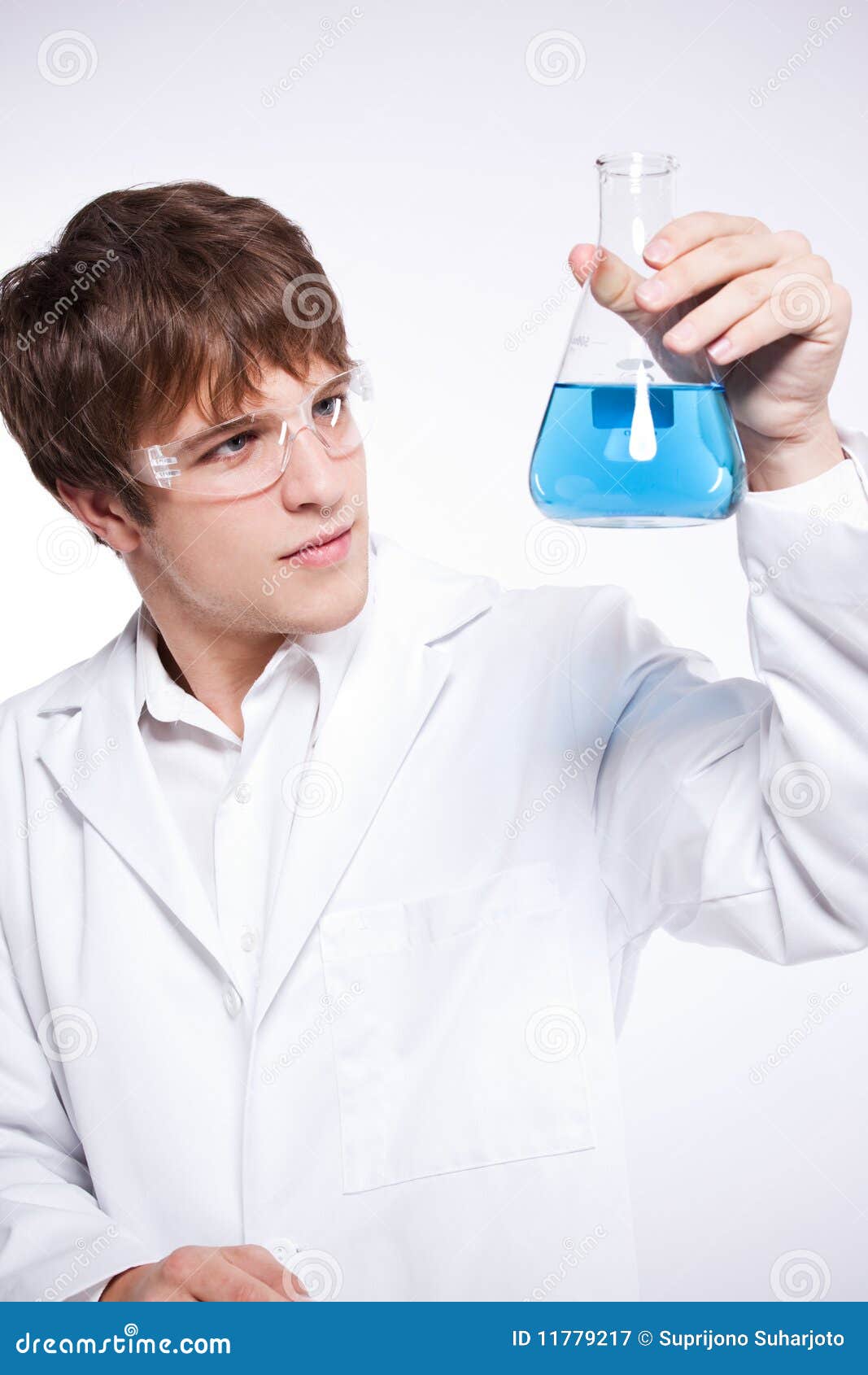 Male scientist stock image. Image of chemist, laboratory - 11779217